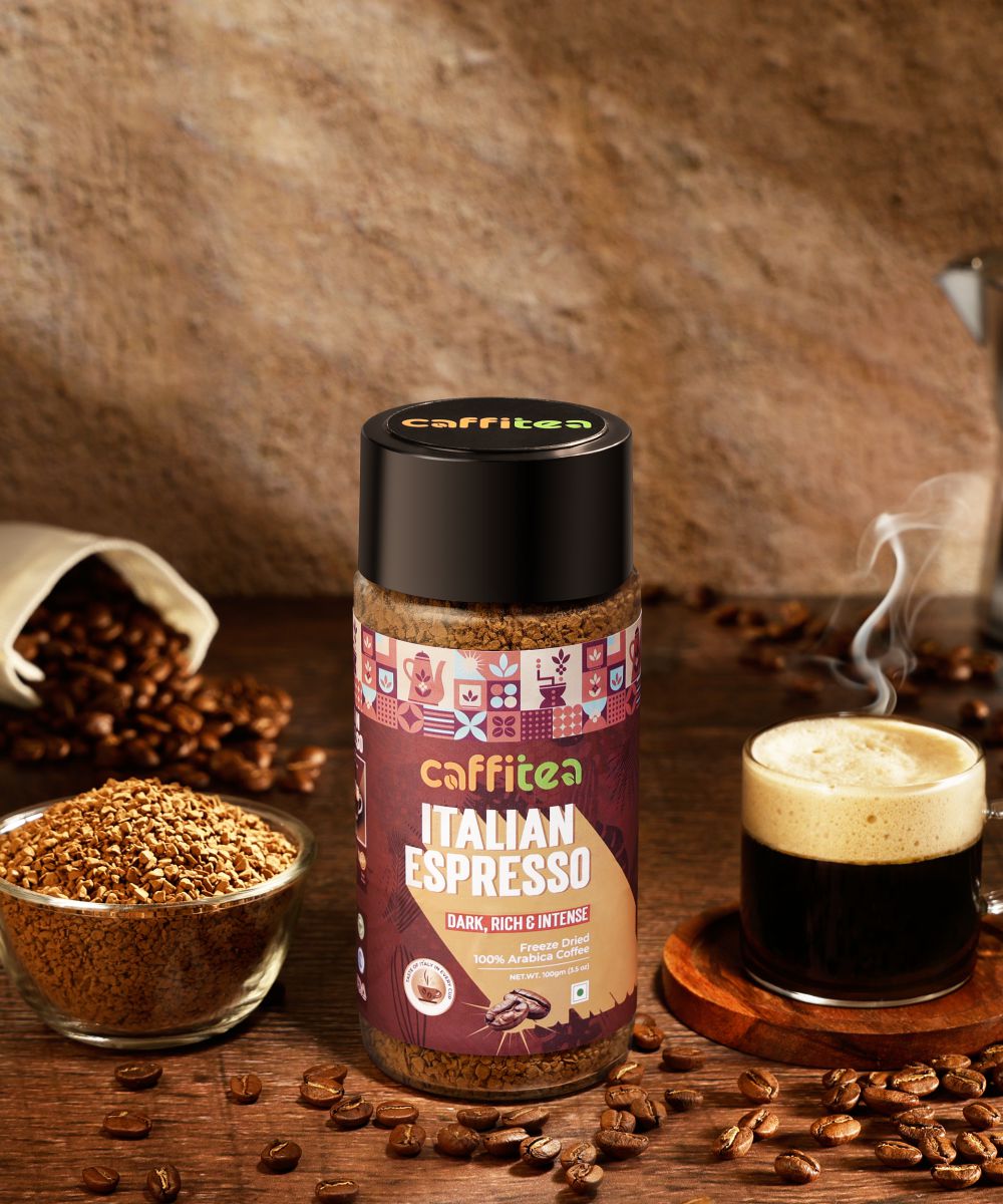 Italian Espresso Coffee Powder Online in India | Caffitea